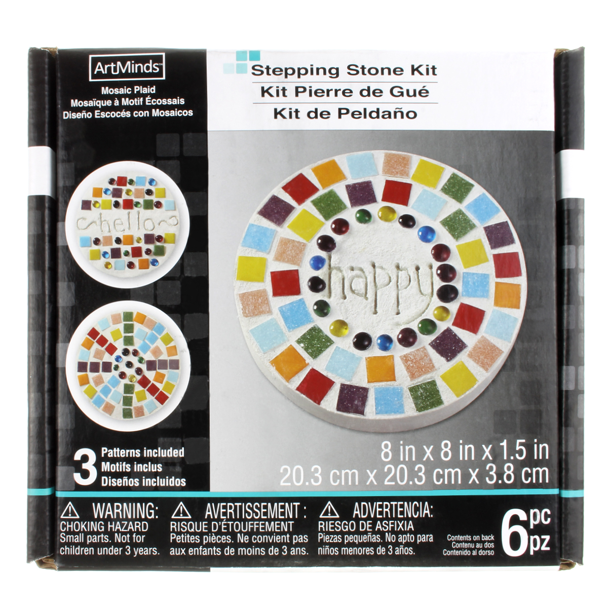 Round Stepping Stone Kit by ArtMinds™, 8"