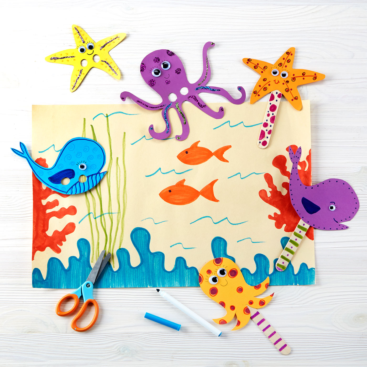 Kids Club® Ocean Animal Finger Puppets