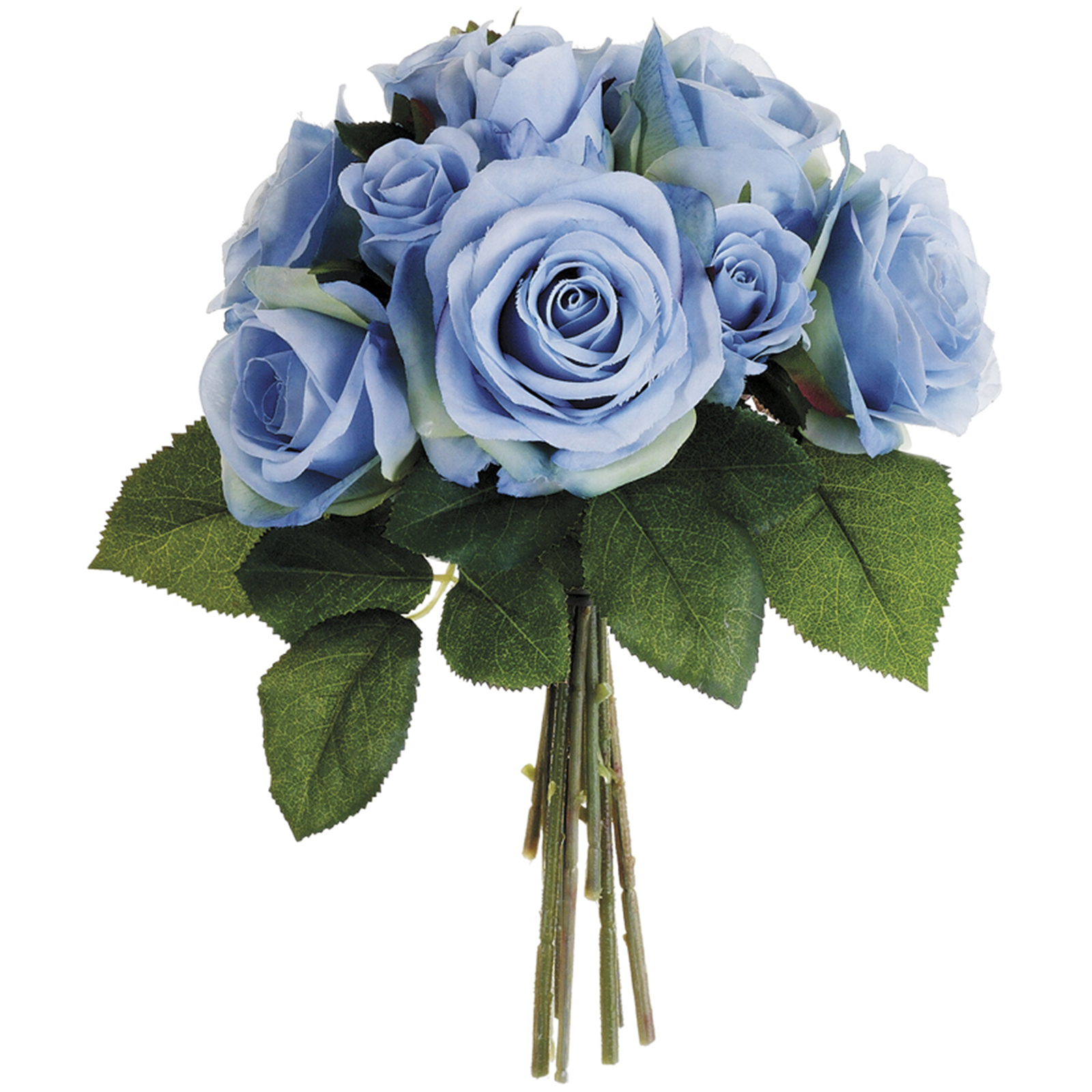 9.5" Rose Bundle, Blue