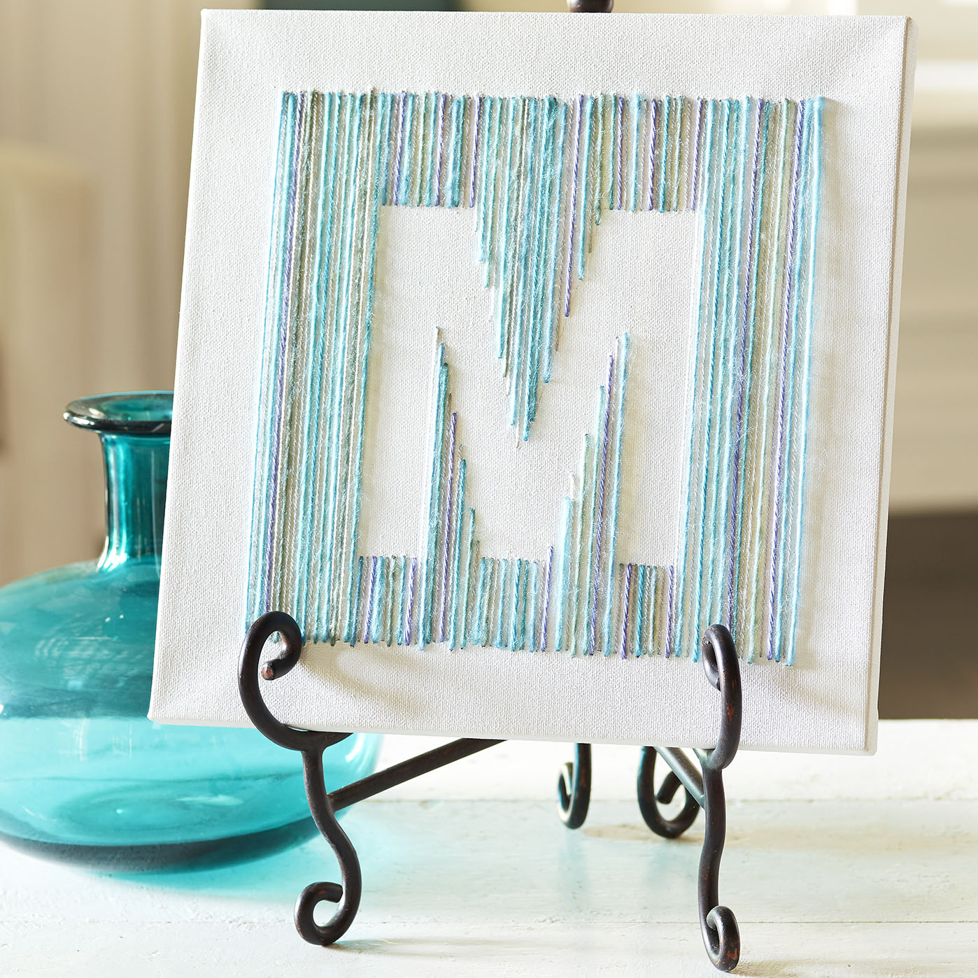 Yarn Letter Canvas